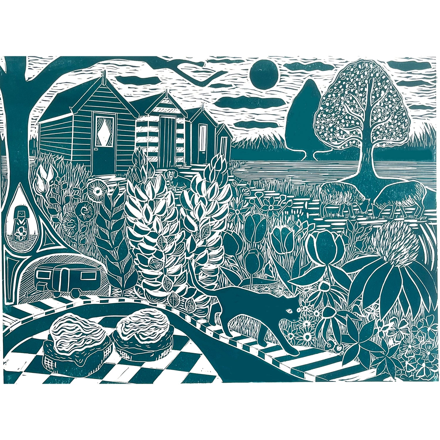 Linocuts – Sam Marshall Art
