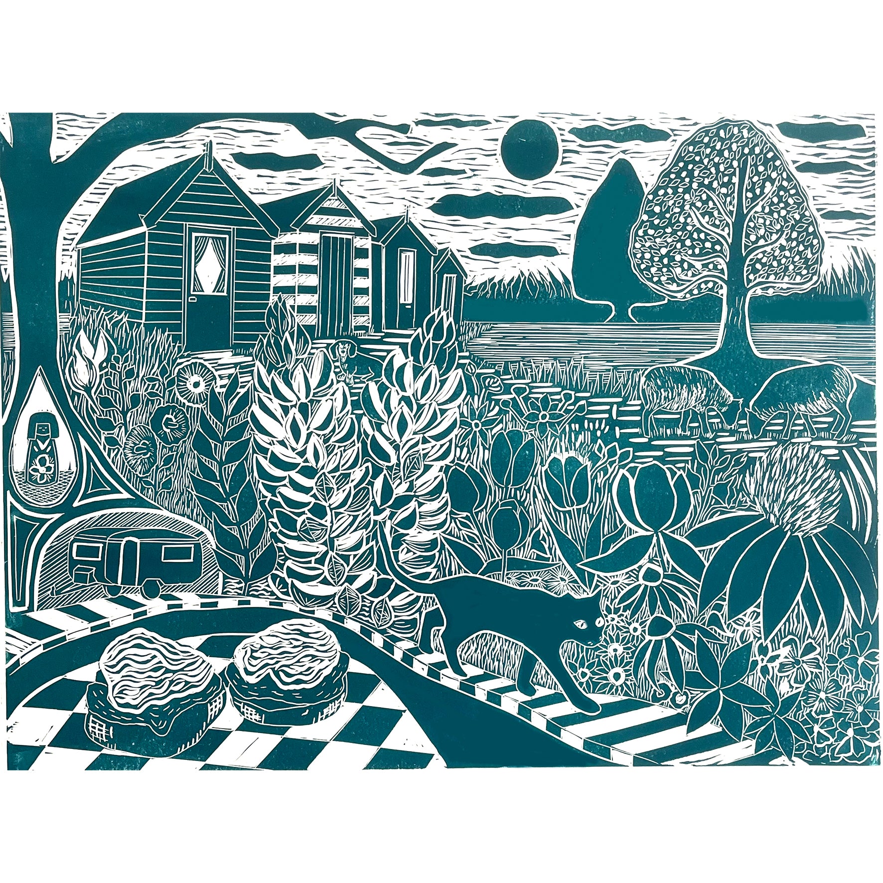 Linocuts – Sam Marshall Art