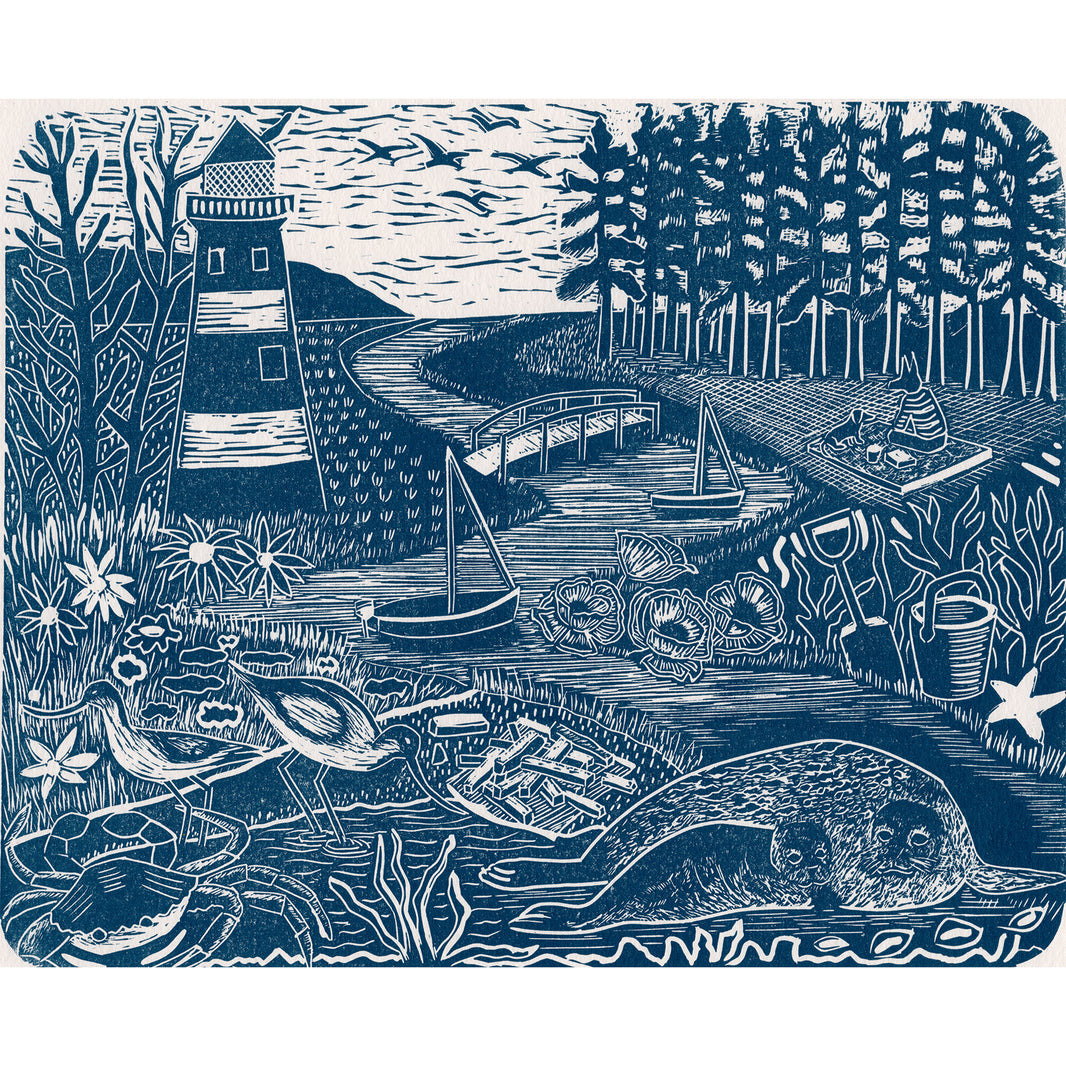 Linocuts – Sam Marshall Art